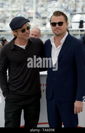 Brad Pitt and Leonardo di Caprio attending the Once Upon A Time... In ...