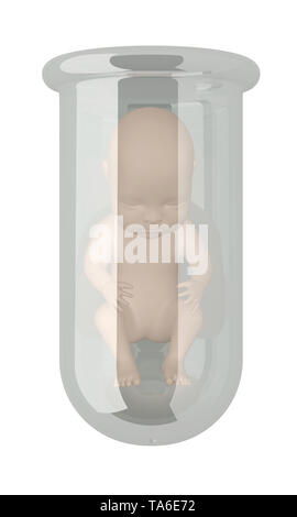 In vitro fertilization on medical background. 3d illustration Stock ...