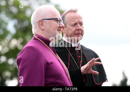 Archbishop Richard Clarke (left) and Archbishop Eamon Martin during the ...