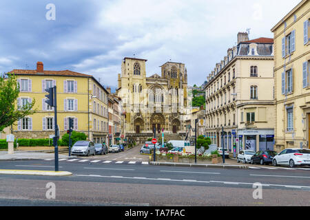 French architecture in Vienne, the Isere department of France Stock ...
