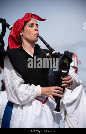 Iberic costumes International Festival 2019 in Belem in Lisbon Stock ...