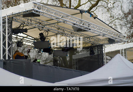 BBC outside broadcasting setup Stock Photo - Alamy