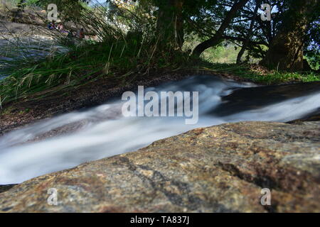 Kumbakkarai Water Falls - The Pambar river Stock Photo - Alamy