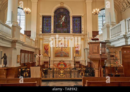 The interior of The St Botolph Building, London, England Stock Photo ...