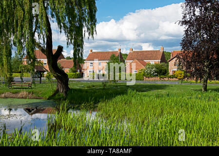 The village pond, Skipwith, North Yorkshire, England UK Stock Photo - Alamy