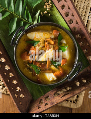 Fish Mappas. Kerala coconut fish curry. India Food Stock Photo - Alamy