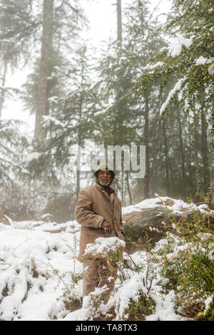 Winter landscape, Kalpa, Kinnaur, Himachal Pradesh, India Stock Photo ...
