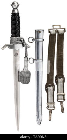 A dagger M 38 for leaders of the Railway Protection with hanger and ...