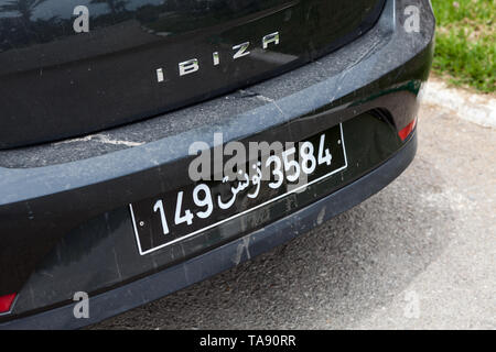 car registration number plate arabic egypt egyptian cairo Stock Photo ...