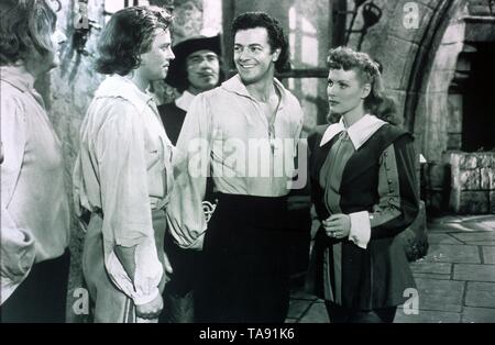 AT SWORD'S POINT, Cornel Wilde, Maureen O'Hara, 1952 Stock Photo - Alamy