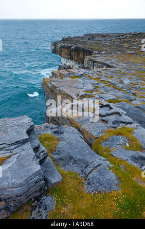 Dún Duchathair - Black Fort Cliffs. Inishmore Island, Aran Islands ...