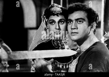 Indian Bollywood actress Beena Rai and Leela Mishra, India, Asia, 1957 ...