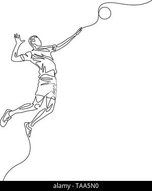 Female Volleyball Player Art Silhouette Stock Vector Image & Art - Alamy