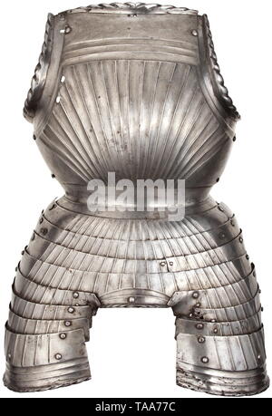 A group of Maximilian armour parts, Nuremberg, circa 1510/20 The collar ...
