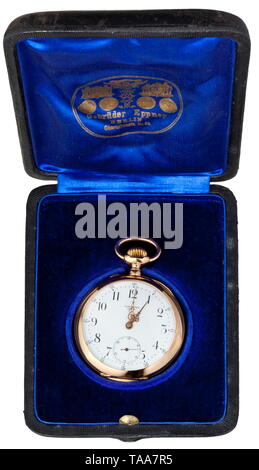 Kaiser Wilhelm II,gold pocket watch,a gift to Hermann Göring 1918 Made ...