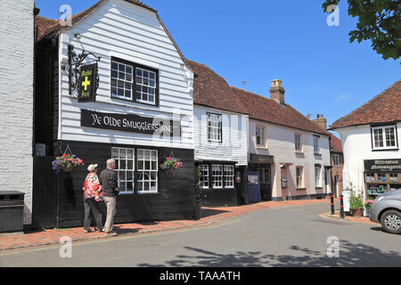 Alfriston Village East Sussex UK Stock Photo - Alamy