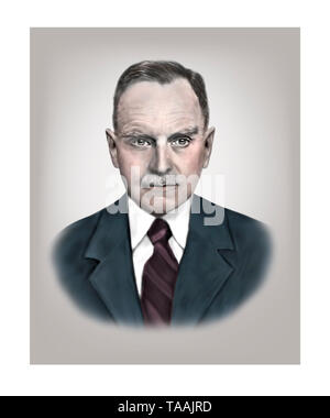 Otto Hahn (1879-1968), German Chemist and Physicist, Portrait Stock ...