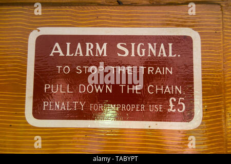 Alarm signal sign, & penalty warning notice against improper use of the ...