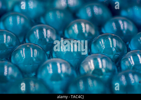 Glass colorful beads showing light reflection Stock Photo - Alamy