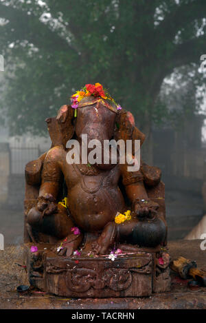 Lord Ganesha idol ; Matangeshwar Temple ; Matangeshvara temple ...
