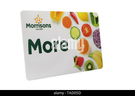 Morrisons more loyalty card Stock Photo - Alamy