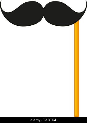 Isolated moustache silhouette Stock Vector Image & Art - Alamy