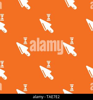 Cursor clicking pattern vector orange Stock Vector Image & Art - Alamy