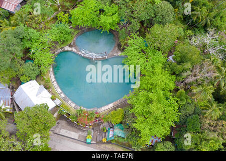 The Soda Water Pool in Camiguin in the Philippines which is surrounded ...