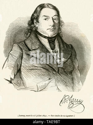 Dominique Jean Larrey, 1766 - 1842, a French surgeon and an important ...