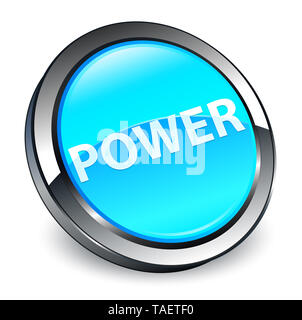 Capability isolated on 3d cyan blue round button abstract illustration ...