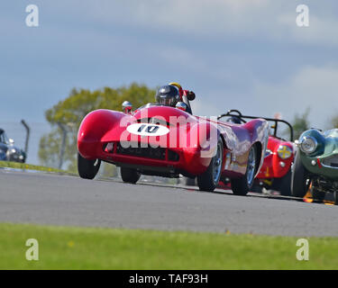 Malcolm Paul, Rick Bourne, Lotus Mk10, Royal Automobile Club Woodcote ...