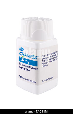 Champix tablets to stop smoking Stock Photo - Alamy