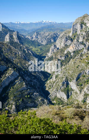 Impressive landscape view of La Hermida Gorge from Santa Catalina ...