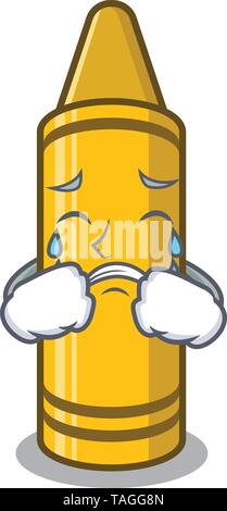 Color palette cartoon character with sad expression Stock Vector Image ...