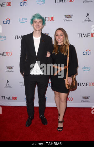 Tyler " Ninja" Blevins and Jessica Goch attend the 2019 TIME 100 Most ...