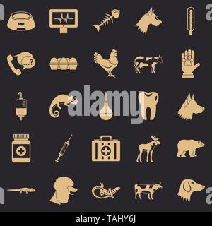 Cow leech icons set, simple style Stock Vector Image & Art - Alamy