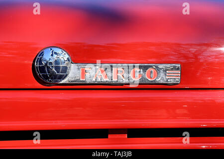 1946 Fargo name plate Stock Photo - Alamy