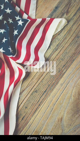 American flag on blue background Stock Photo - Alamy