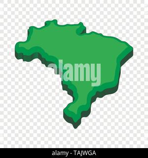 Brazil map concept, cartoon style Stock Vector Image & Art - Alamy