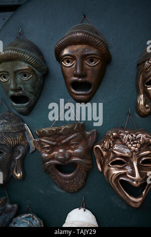 Greek Drama Mask Stock Photo - Alamy