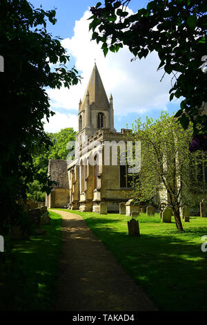 Barnack Parish Church, Barnack village, Cambridgeshire, England, UK ...