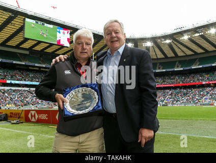 RFU Head Groundsman Keith Kent during day two of the HSBC London Sevens ...