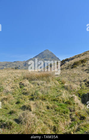 Path to summit of Cnicht mountian Snowdonia Stock Photo - Alamy