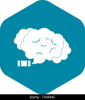 Bottle icon. Simple style fight against fake crimes poster background ...