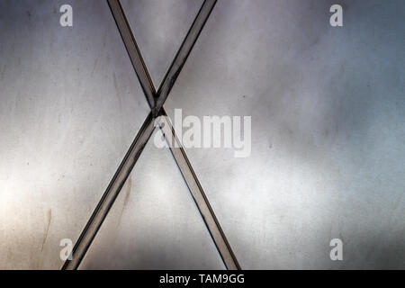 Steel metal repeating pattern texture of iron aluminum like materials ...