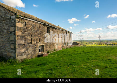 Old Farm Barn now converted into houses in Bolton Stock Photo - Alamy