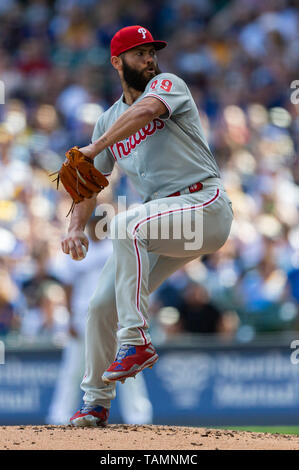 Philadelphia Phillies starting pitcher Jake Arrieta works against a San ...