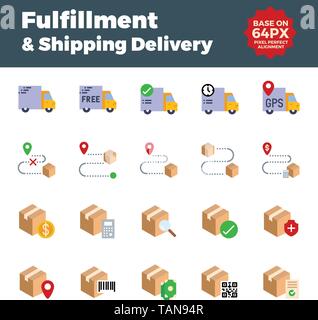 Online shopping delivery tracking. Pixel perfect, editable stroke icon ...