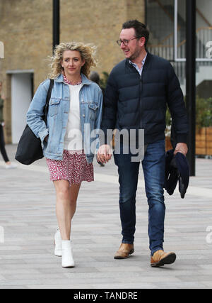 Louisa Clein and her husband Jeremy outside ITV Studios Featuring ...