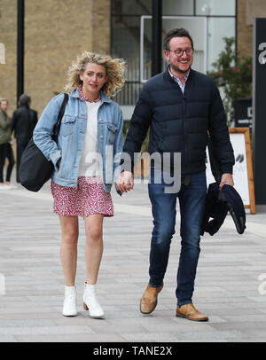 Louisa Clein and her husband Jeremy outside ITV Studios Featuring ...